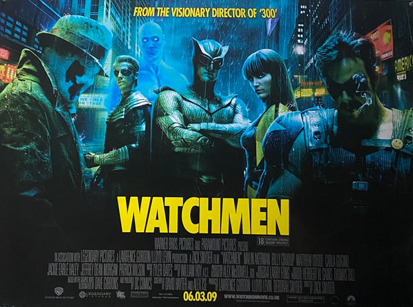 Original 2009 The Watchmen - UK Quad Poster – Poster Freaks