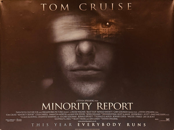 Original 2002 - Minority Report - UK Quad Poster – Poster Freaks