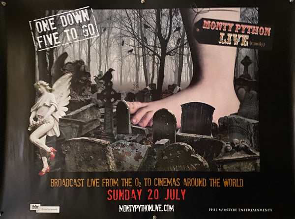 Original 2014 Monty Python Live UK Quad Poster – Poster Freaks