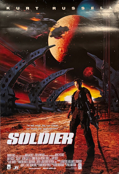 Original 1998 - Kurt Russel - The Soldier - UK One Sheet Poster ...