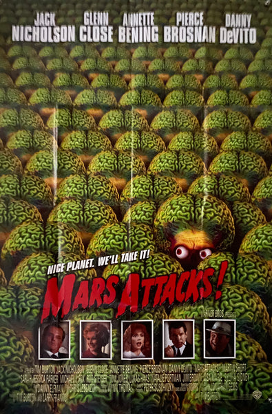 Original 1996 Mars Attack! English One Sheet Poster – Poster Freaks
