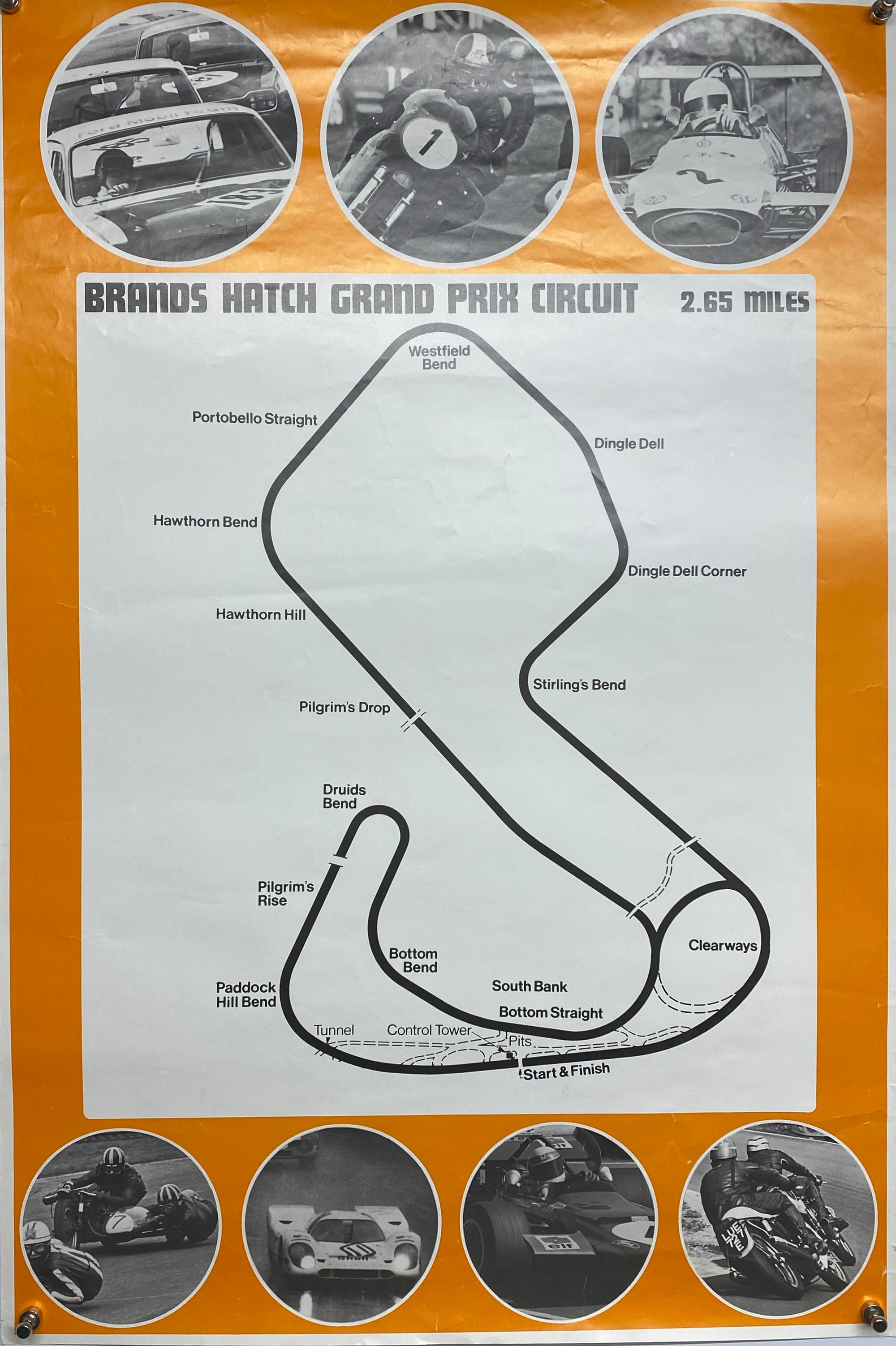 Original 1972 Brands Hatch Double Crown posters – Poster Freaks