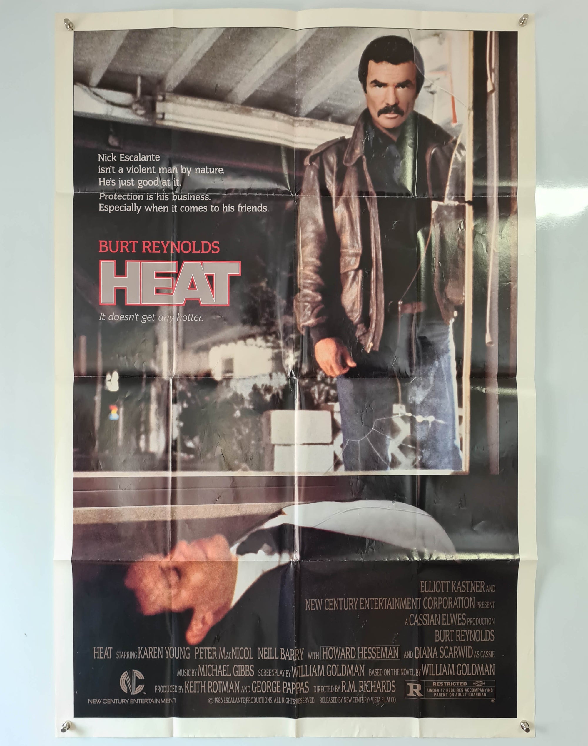 Heat - 1986 - Original US One Sheet – Poster Freaks