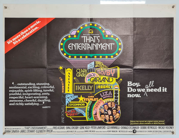 That’s Entertainment - 1974 - Original UK Quad – Poster Freaks