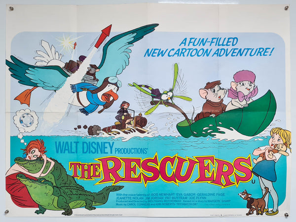 The Rescuers - 1977 - Original UK Quad – Poster Freaks