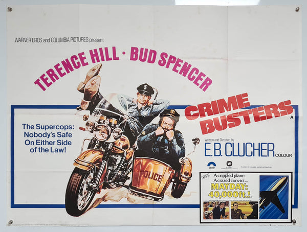 Crime Busters - Double - 1977 - Original UK Quad – Poster Freaks