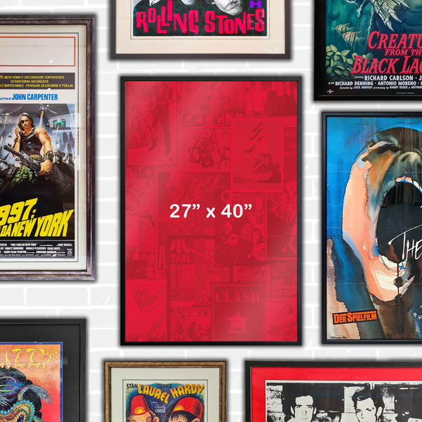 UK One Sheet (27 x 40 inches) Frame - Black – Poster Freaks